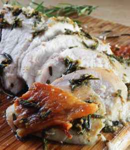 Orange and Rosemary Roasted Turkey Breast - Two Delicious